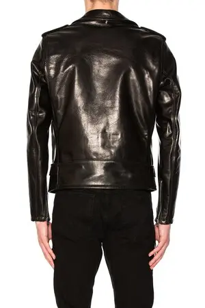 SCHOTT Pebbled Moto Jacket - Black