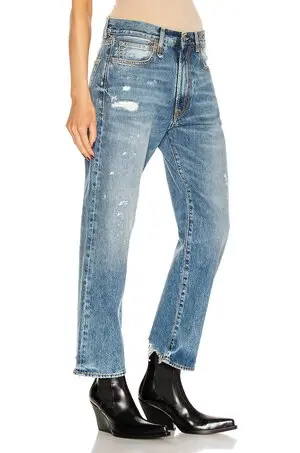 R13 Boyfriend Denim-medium - Bain