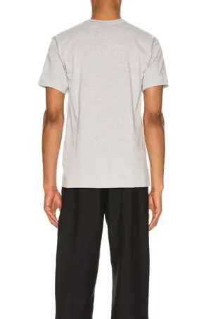 Play Comme Des Garcon Sideways Heart Logo Tee - Grey