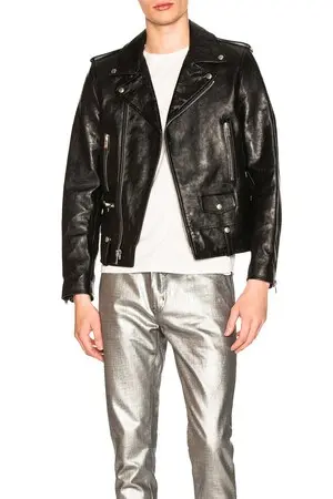 Saint Laurent Classic Moto Jacket - Black