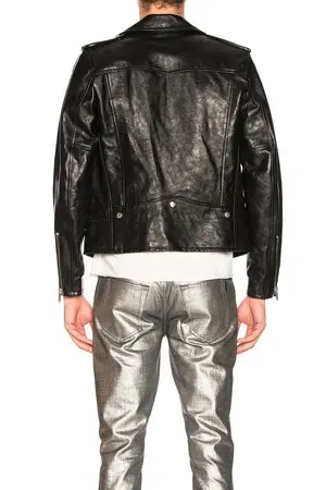 Saint Laurent Classic Moto Jacket - Black