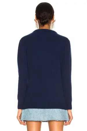 Alberta Ferretti Rainbow Crewneck Sweater