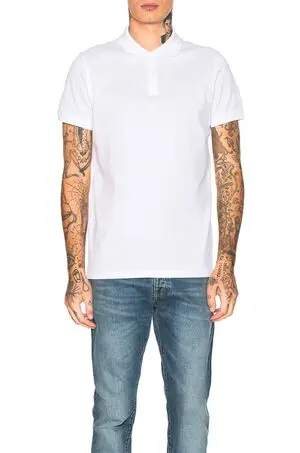 Saint Laurent Sport Polo - White