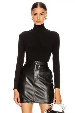 Norma Kamali Turtleneck Bodysuits