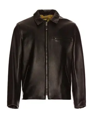 SCHOTT Collar Lamb Leather Jacket
