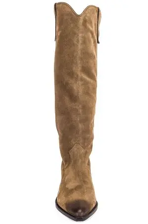Isabel Marant Denvee Knee High Boots - Taupe