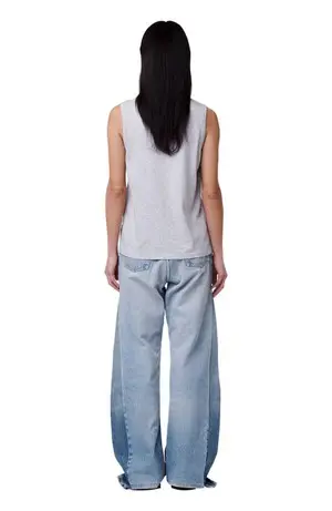 Another Tomorrow Sleeveless Tee - Heather Grey