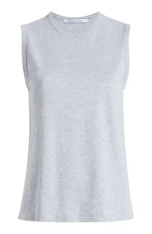 Another Tomorrow Sleeveless Tee - Heather Grey