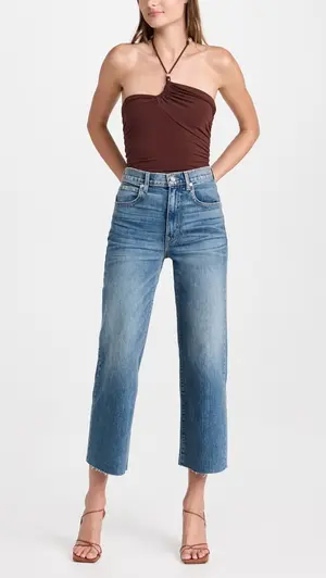 SLVRLAKE Grace Crop Wide Leg Jeans