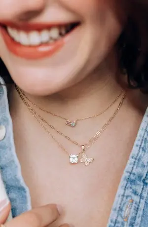 Anzie Melia Toi Et Moi Pendant Necklace
