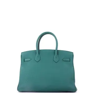 Hermès Birkin Handbag Togo With Gold Hardware 30 - Green