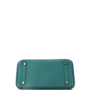 Hermès Birkin Handbag Togo With Gold Hardware 30 - Green