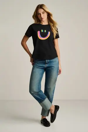 Lisa Todd All Smiles Cotton T-shirt