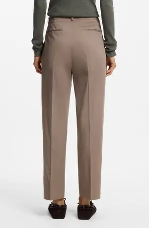 BOSS Tecarino Stretch Cotton Ankle Career Pants