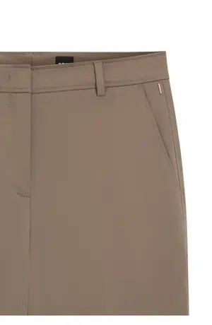 BOSS Tecarino Stretch Cotton Ankle Career Pants