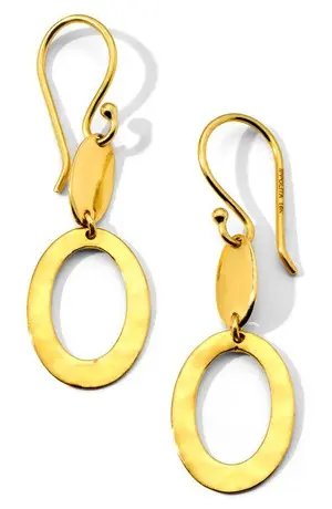 Ippolita Classico Mixed Texture Drop Earrings - Gold