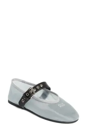 Miu Miu Buckled Flats For Women