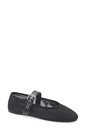 Miu Miu Mary Jane Ballet Flat - Nero
