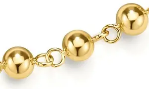 D.LOUISE Polished Bauble Chain Bracelet