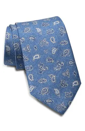 David Donahue Paisley Silk Jacquard Tie