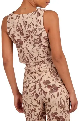 PETAL & PUP Irina Printed Crop Tank