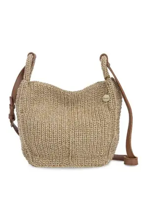 THE SAK Los Feliz Crochet Crossbody Bag - Bamboo Static
