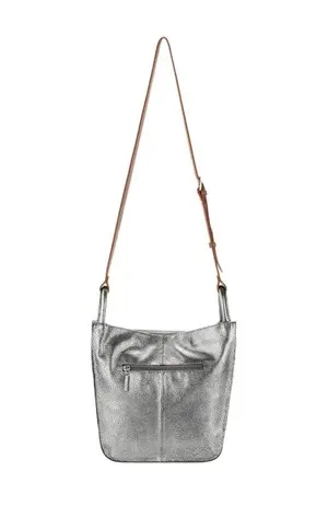 THE SAK Los Feliz Crochet Crossbody Bag - Dark Silver