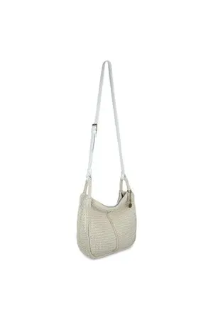 THE SAK Los Feliz Crochet Crossbody Bag - Ecru