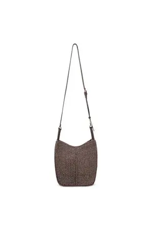 THE SAK Los Feliz Crochet Crossbody Bag - Nutmeg Static