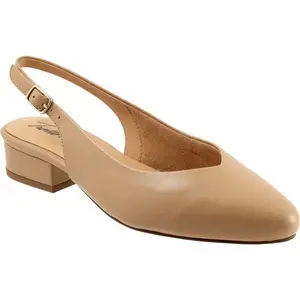 Trotters Jessa Slingback Pump - Beige