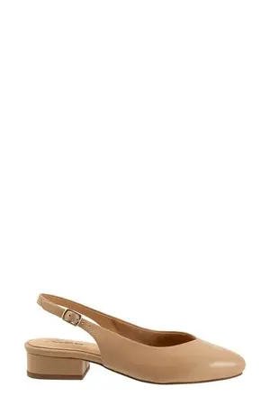 Trotters Jessa Slingback Pump - Beige
