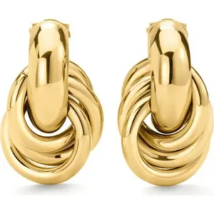 D.LOUISE Classic Knot Earrings - Gold