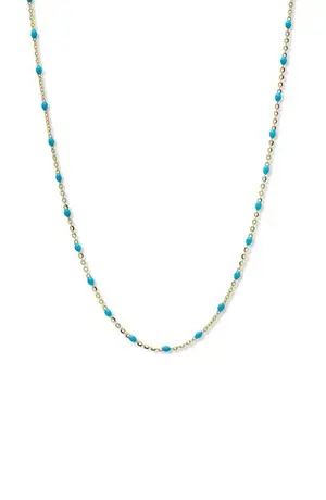 Anzie Bohème Beaded Enamel Station Necklace