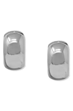 Anzie Classique Wide Hoop Earrings