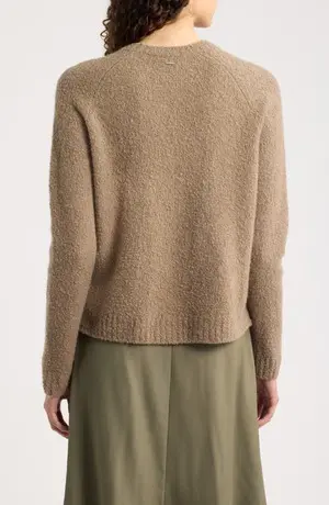 BOSS Febisana Wool And Cashmere Long Sleeve Sweater