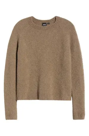 BOSS Febisana Wool And Cashmere Long Sleeve Sweater