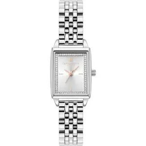OLIVIA BURTON Classics Rectangular Bracelet Watch - White