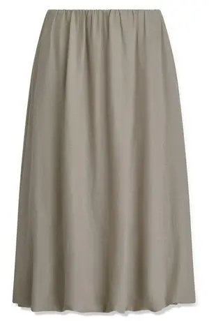 Donna Karan New York Linen Blend Bubble Skirt