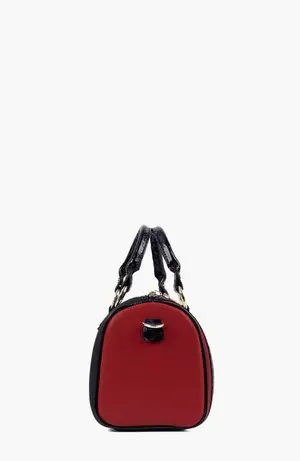 CAVALINHO Craft 569 Quilted Barrel Handbag - Navy/red