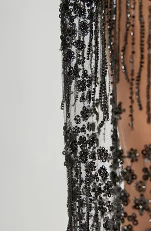 Endless Rose Mix Rhinestone Lace Maxi Dress