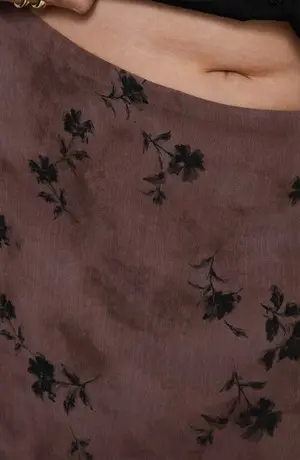 Princess Polly Moses Floral Midi Skirt