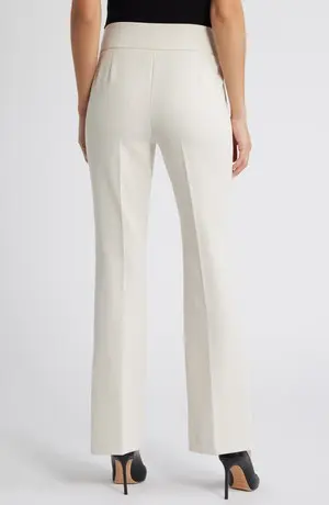 Anne Klein High Waisted Flare Trousers