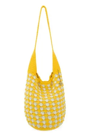 THE SAK 120 Hobo Bag - Lemon Natural Shell