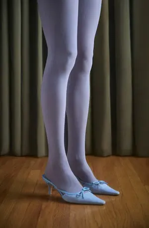 PETIT MOMENTS Solid Tights Purple