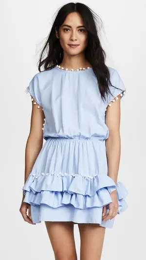 Peixoto Nissi Pom Pom Dress