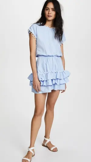 Peixoto Nissi Pom Pom Dress