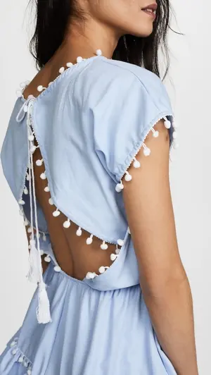 Peixoto Nissi Pom Pom Dress