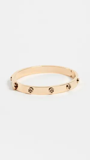 Tory Burch Icon Hinge Bracelet - Tory Gold