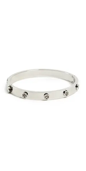 Tory Burch Icon Hinge Bracelet Tory Silver