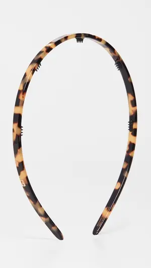 Alexandre De Paris Thin Headband - Tokyo Tortoise